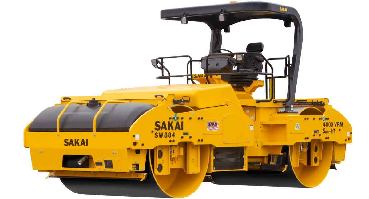 SAKAI America - SW884 79" 14 Ton Tandem Asphalt Roller