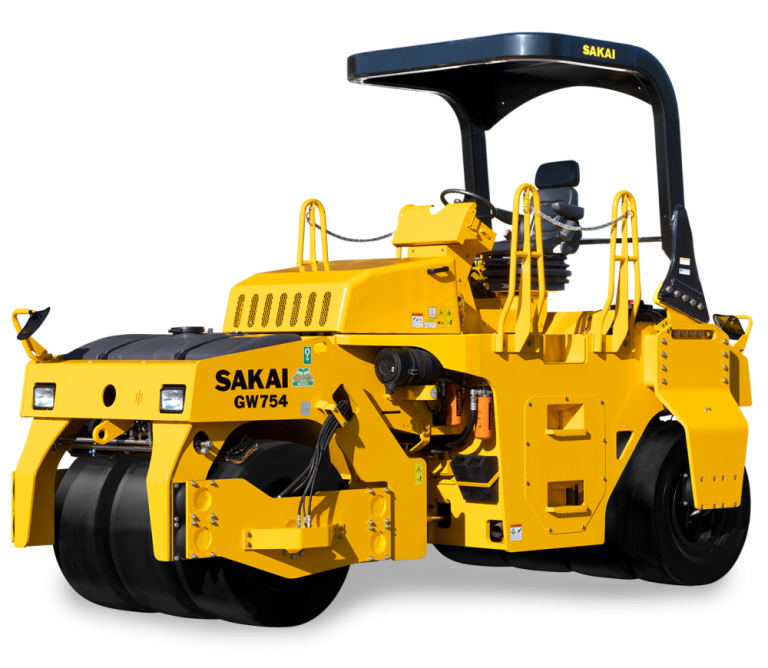 SAKAI - GW754 Vibratory Pneumatic Asphalt Paving Tire Roller