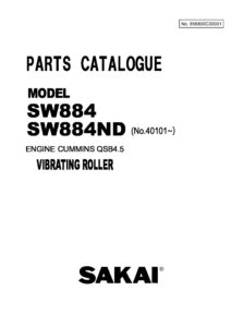 Sakai-SW884-SW884ND-Asphalt-Compaction-Roller-Parts | Sakai America