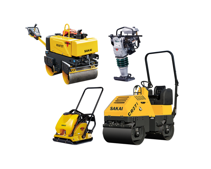 Sakai-light-compaction-equipment-rammer-plate-compactor-walk-behind ...