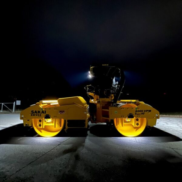 Optional LED Drum Lights or Asphalt Mat Lighting Kit - SAKAI